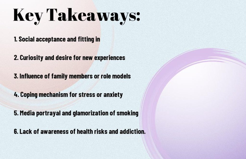 Beyond Peer Pressure - Surprising Reasons Why People Pick Up Their ...